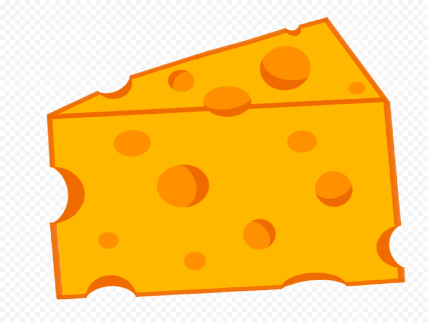 Swiss Gruyere Cheese Cartoon Piece HD PNG | Citypng