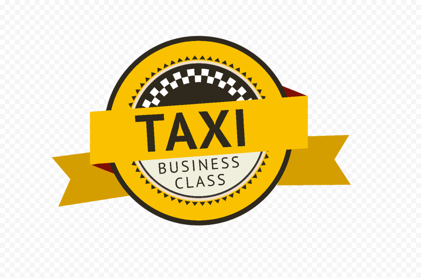 Taxi Business Class Round Logo Label Sign PNG | Citypng
