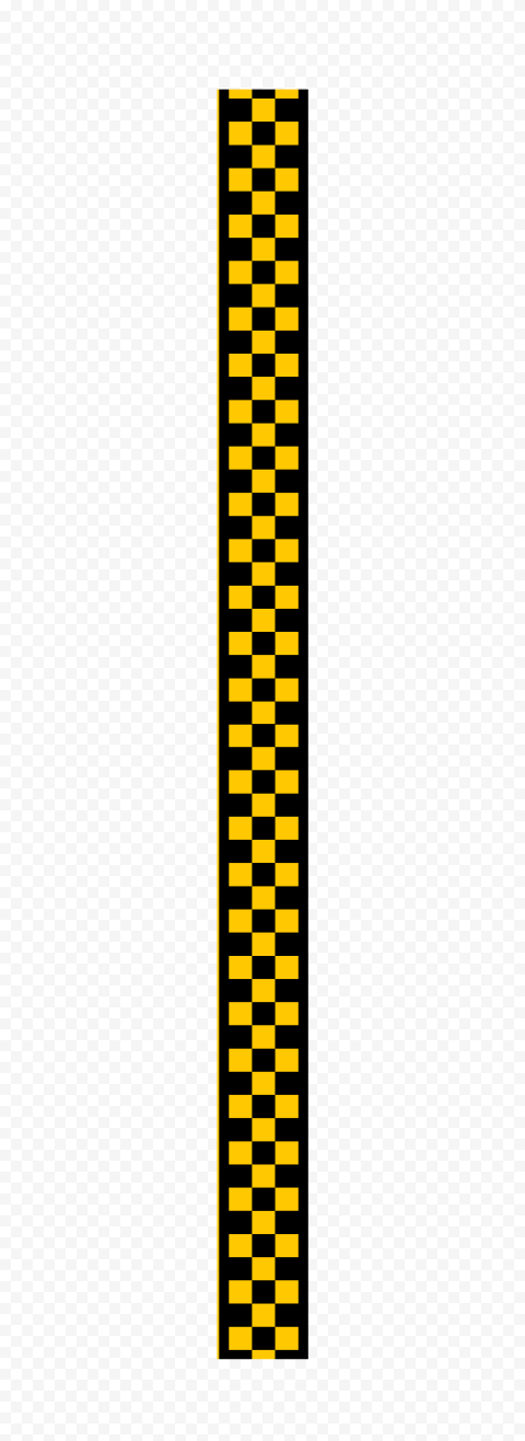 Taxi Cab Pattern Checker Border Image PNG | Citypng