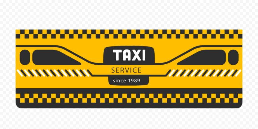Taxi Service Banner Transparent Background | Citypng