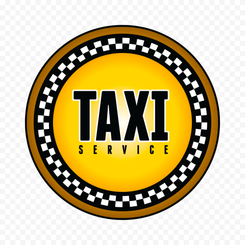 Taxi Service Round Logo Sign Icon PNG | Citypng