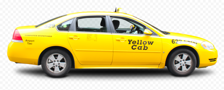 Taxi Yellow Cab Car PNG | Citypng