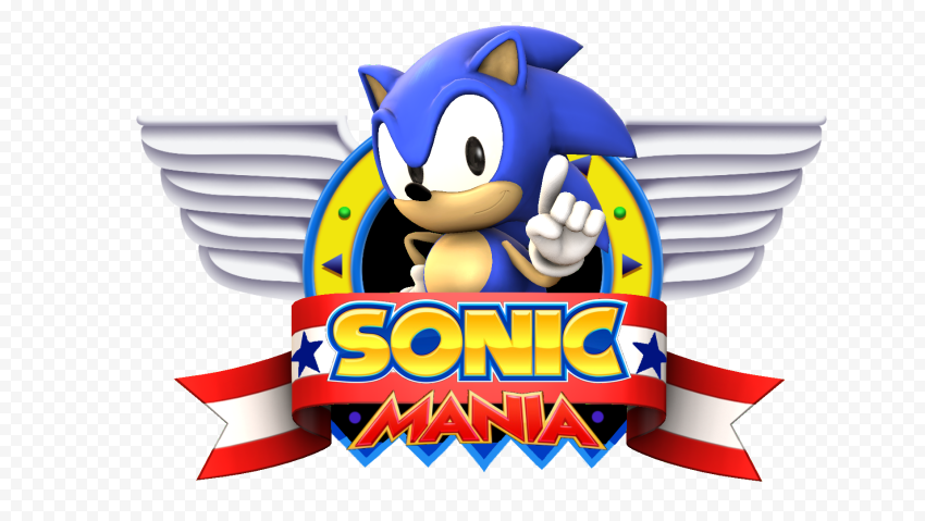 The Hedgehog Sonic Mania Logo Image PNG | Citypng