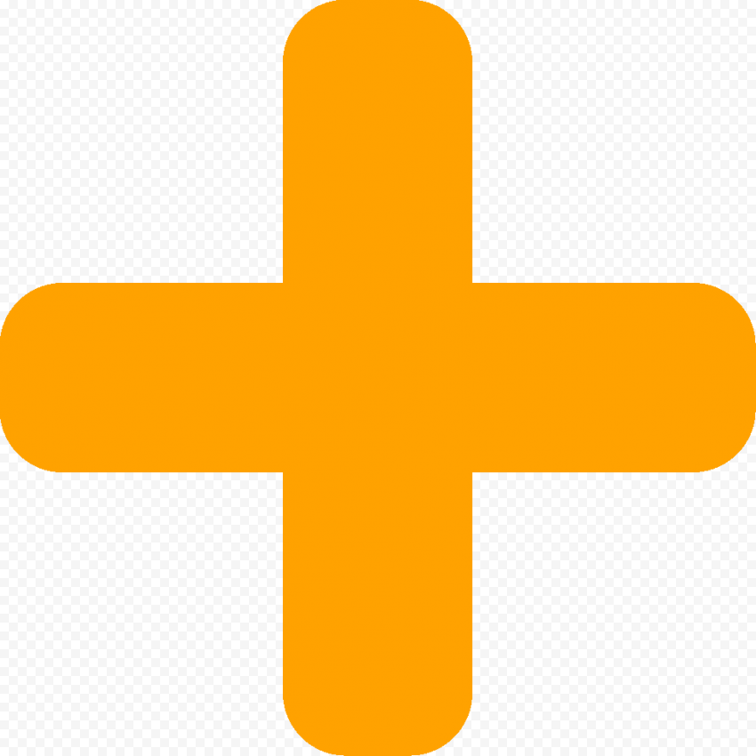 Transparent Add Insert Orange Icon Symbol | Citypng