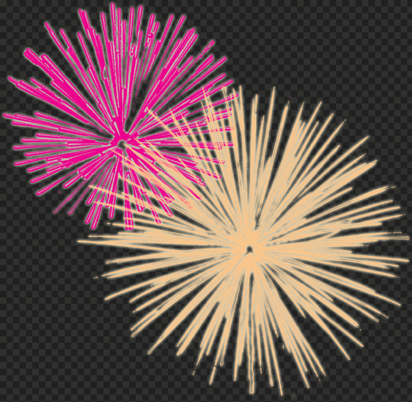 Transparent Fireworks Shapes | Citypng