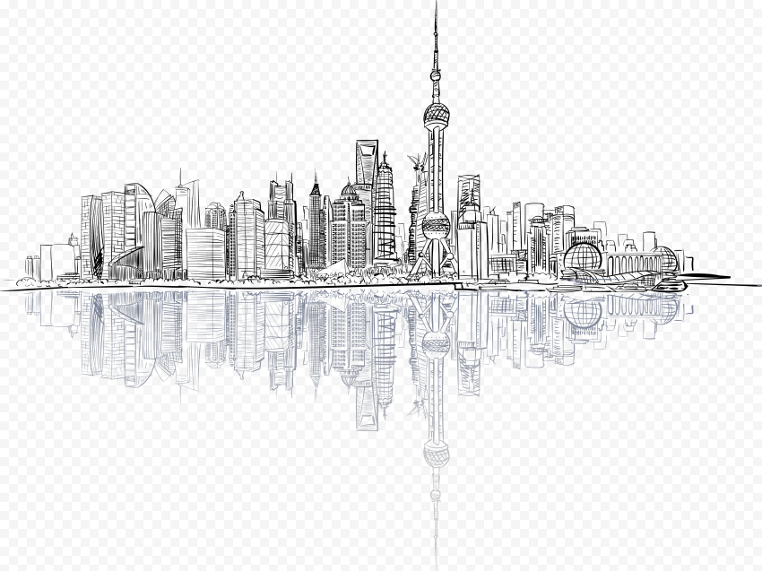 Transparent HD Drawing Architecture City | Citypng