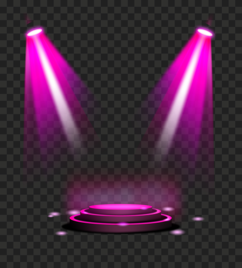 Transparent HD Stage Pink Spot Light Lighting | Citypng