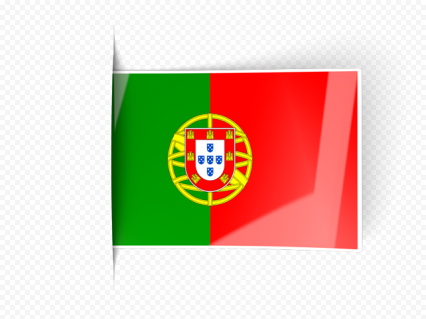 Portugal Flag Round Glossy Framed Icon PNG | Citypng