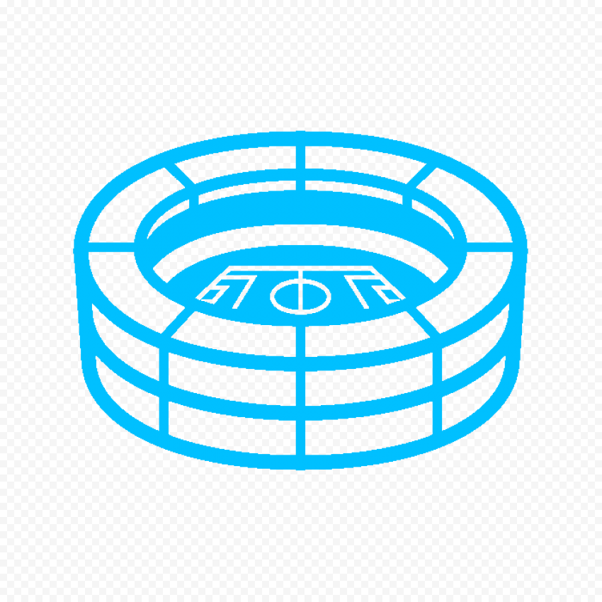 Transparent Sports Football Stadium Blue Icon | Citypng
