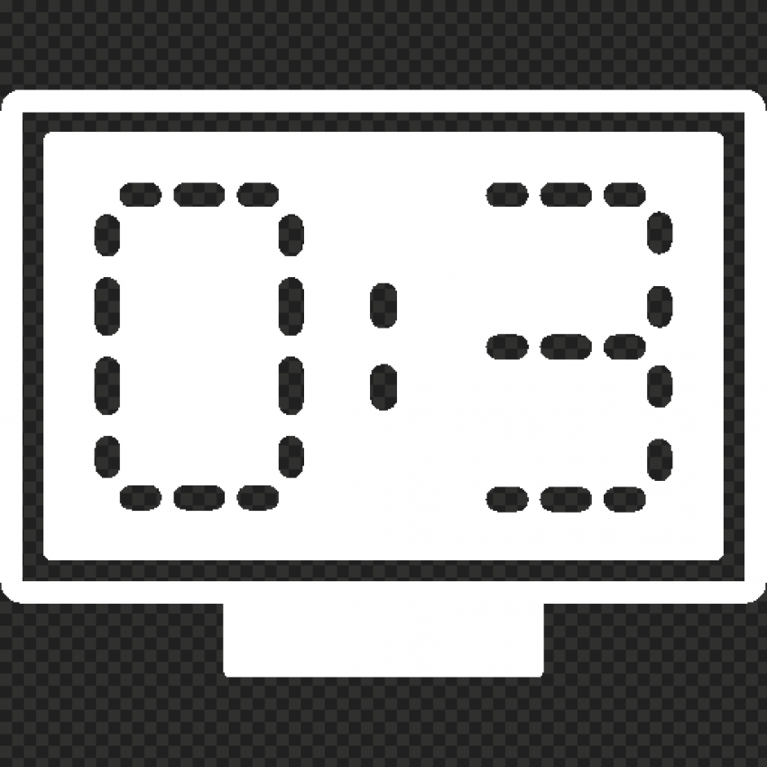 Transparent White Scoreboard Icon | Citypng