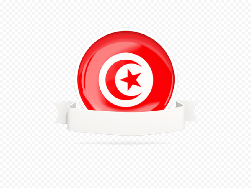 Tunisian Flag On Flat Map Pin Icon | Citypng