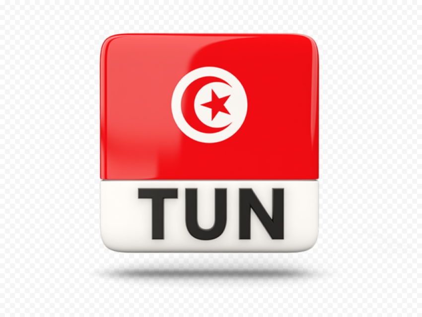 3D Tunisian Flag Icon PNG | Citypng