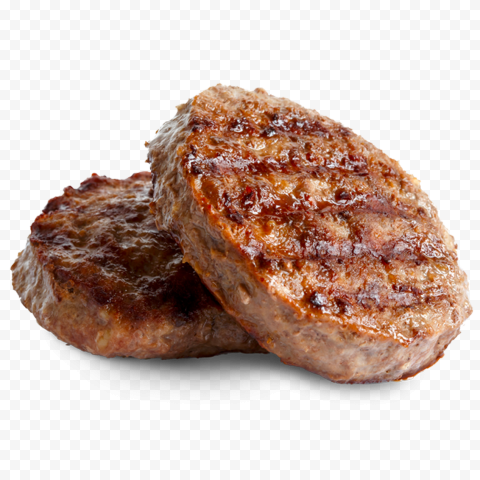 Two Grilled Patties Transparent Background | Citypng