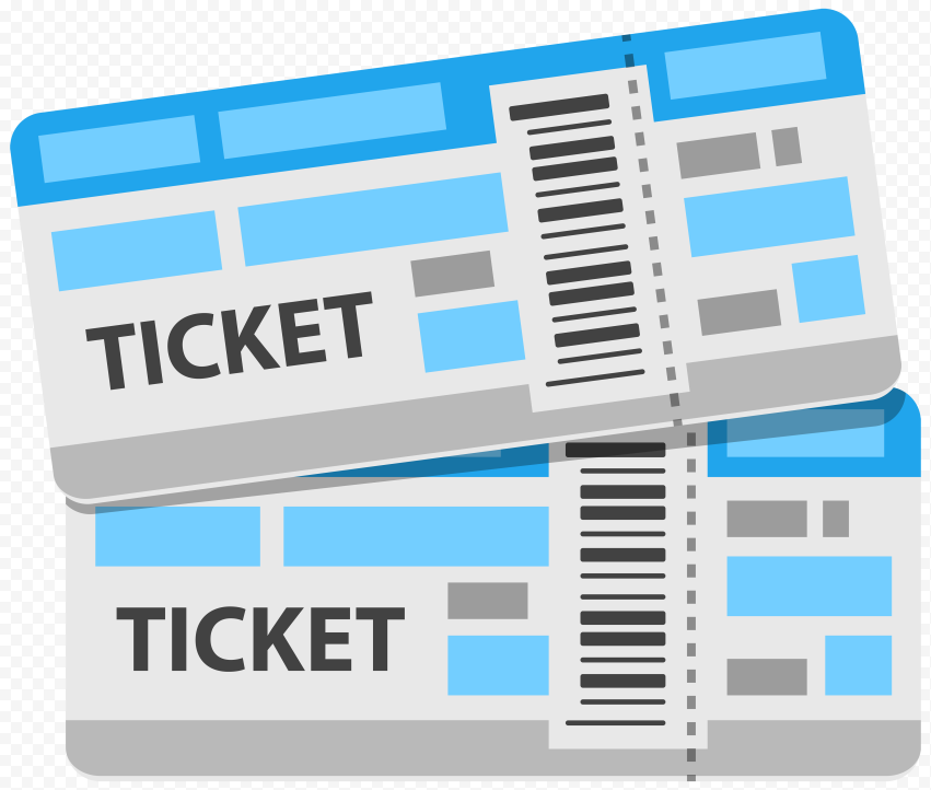 Two Vector Tickets Icon PNG | Citypng