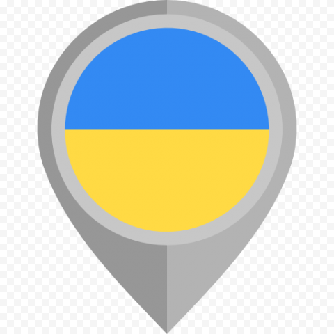 Ukraine Flag Location Icon | Citypng