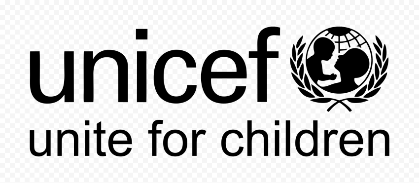 UNICEF Unite For Children Black Logo PNG | Citypng