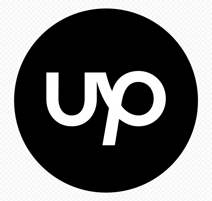 Upwork Round Black And White Logo Icon | Citypng