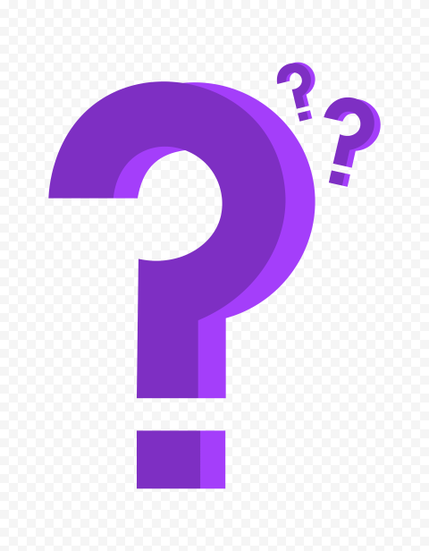 Vector 3D Purple Question Marks Icon PNG | Citypng