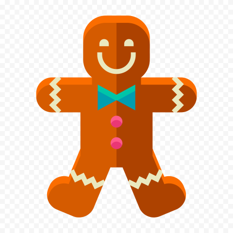 Clipart Running Gingerbread Man PNG Image | Citypng