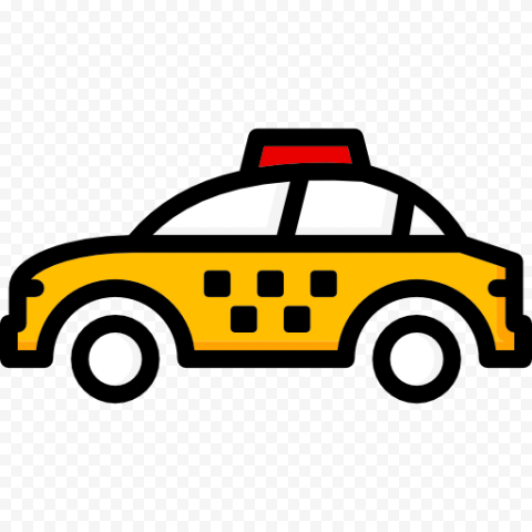Vector Icon Taxi Cab Car PNG | Citypng