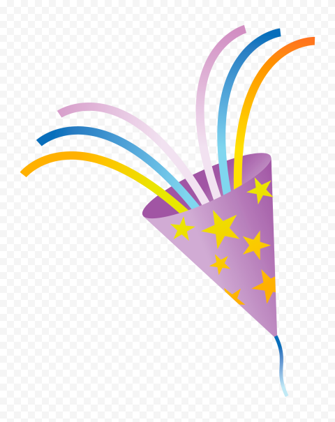 Vector Paper Confetti Hat Cone PNG | Citypng