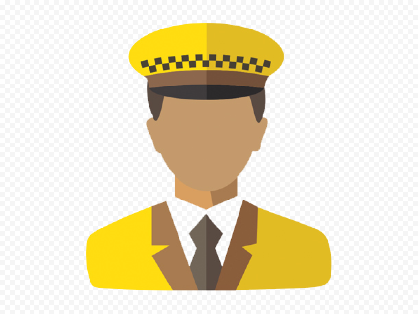 Vector Taxi Driver Icon Logo PNG | Citypng