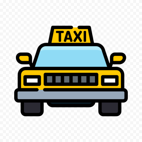 Vector Vintage Taxi Cab Icon PNG | Citypng