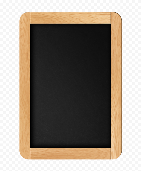 Vertical School Wooden Framed Small Chalkboard PNG | Citypng