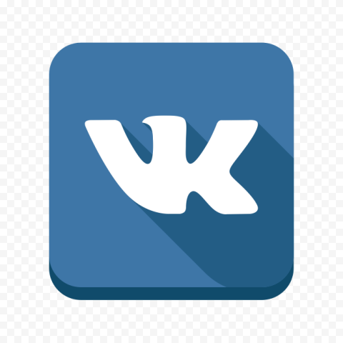 VK Square Flat App Icon PNG | Citypng