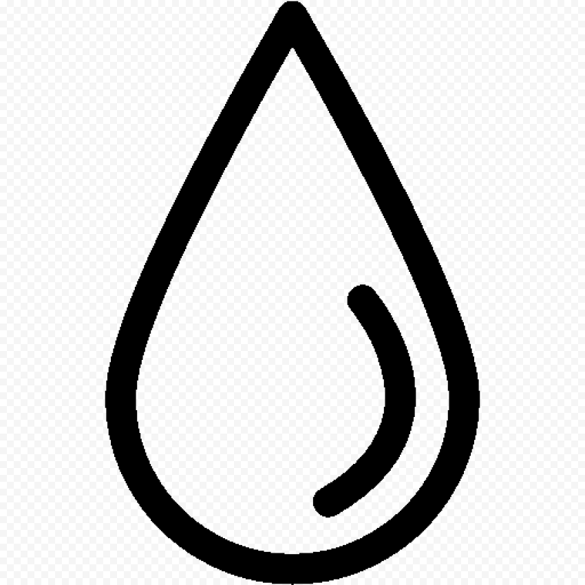 Water Drop Black Icon PNG IMG | Citypng