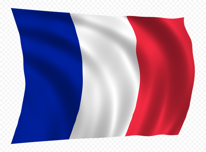 Waving France Flag Illustration HD PNG | Citypng