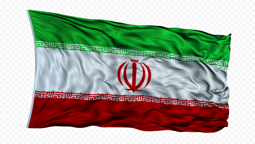 Waving Realistic Iran Iranian Flag PNG | Citypng
