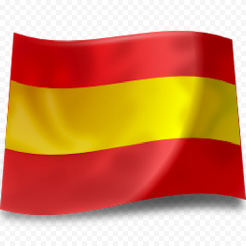 Waving Spain Flag Icon Without Coat Of Arms PNG | Citypng