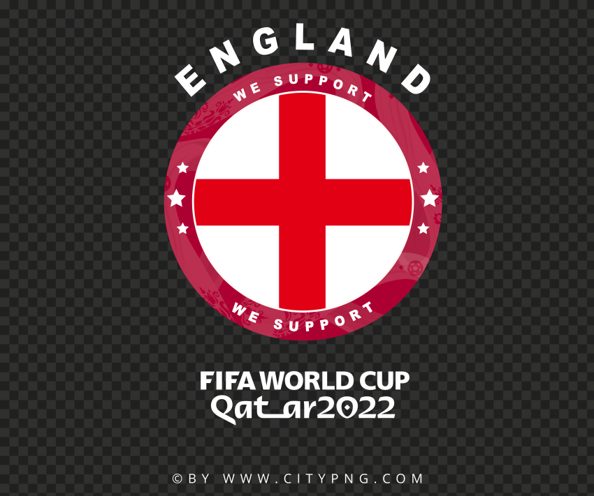 We Support England World Cup 2022 Logo FREE PNG | Citypng