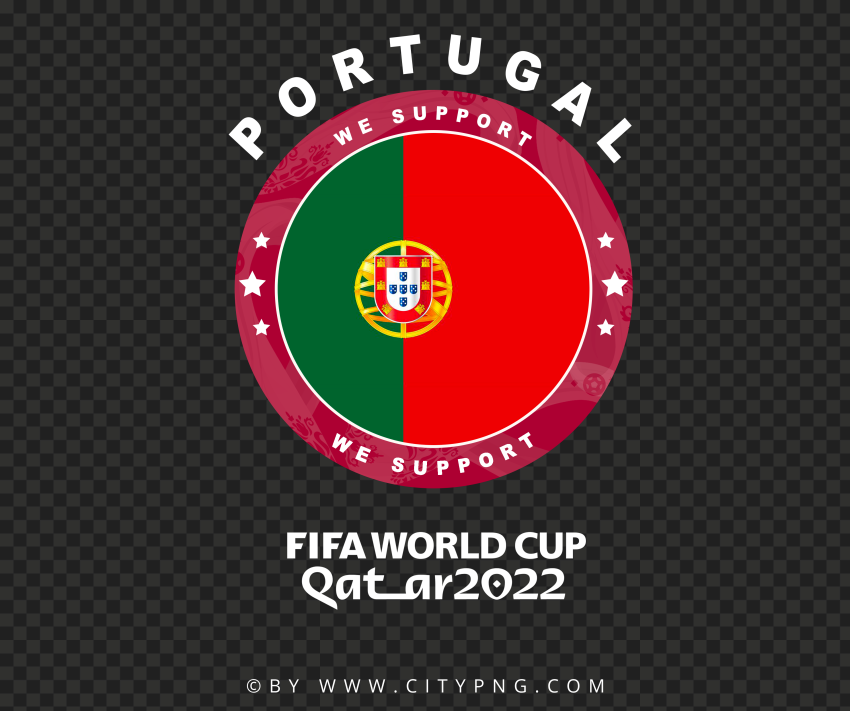 We Support Portugal World Cup 2022 Logo Download PNG | Citypng