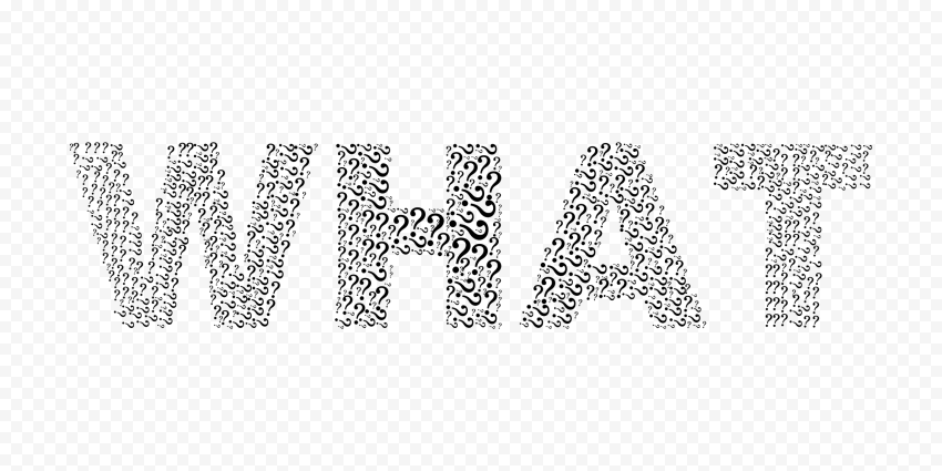 What Black Word Typography Transparent PNG | Citypng