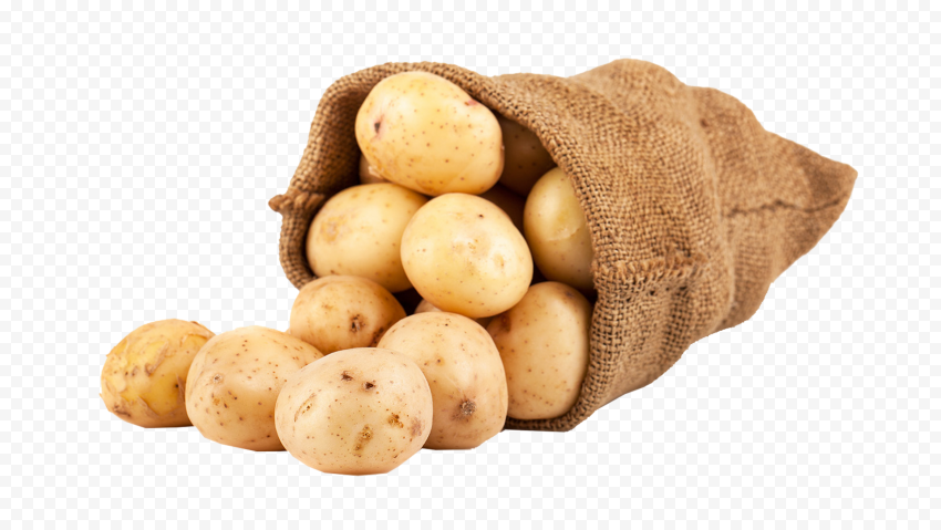 White Potatoes In A Bag HD PNG | Citypng