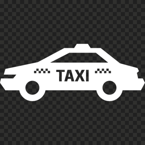 Flat Taxi Car Cab Icon PNG | Citypng