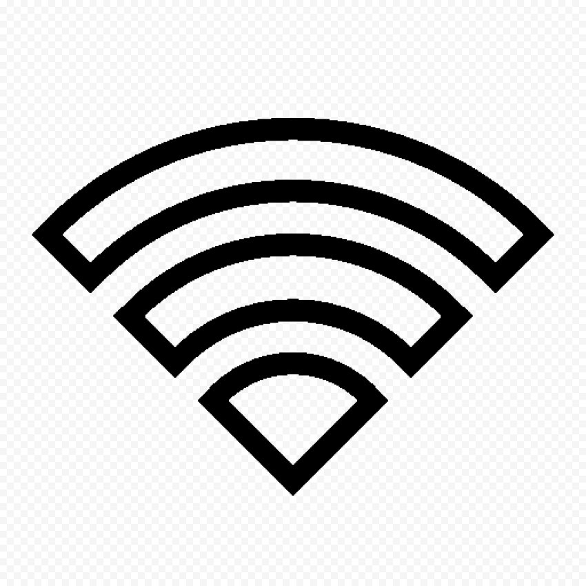 Wi-Fi Wireless Wifi Black Logo Icon Download PNG | Citypng