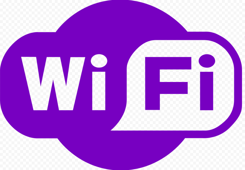 Wifi Wi-Fi Hotspot Wireless Purple Logo Sign PNG | Citypng