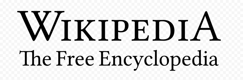 Wikipedia Text Logo HD PNG | Citypng