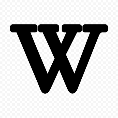 Wikipedia W Letter Icon PNG | Citypng