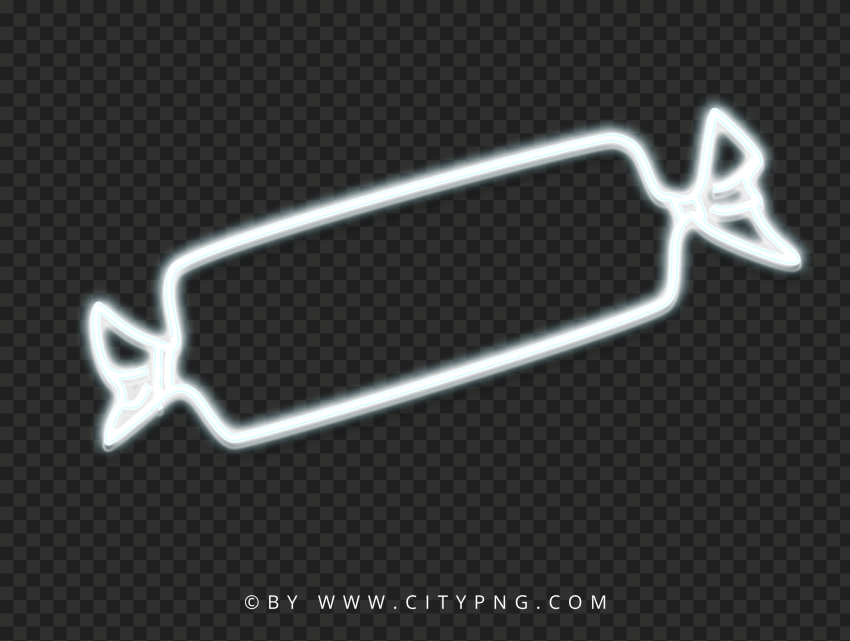 Wrapped Candy White Light Neon Strokes HD PNG | Citypng