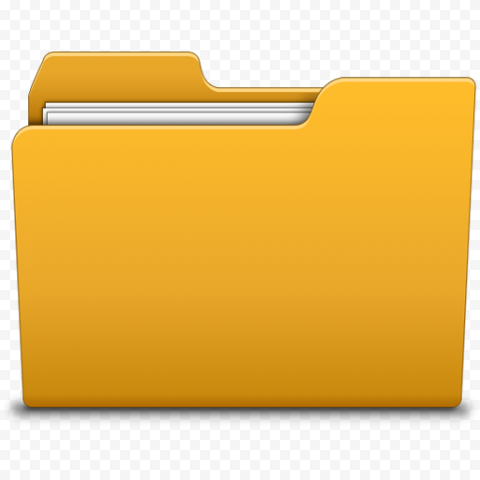 Yellow Computer Folder Icon Download PNG | Citypng