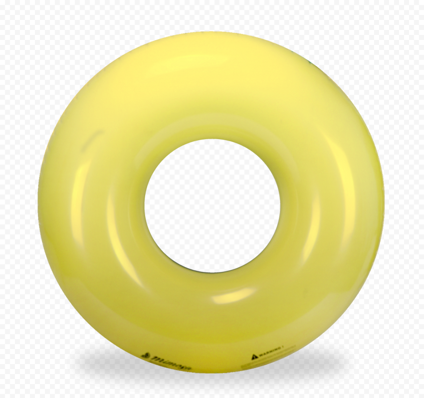 Yellow Inflatable Pool Floats Buoy Ring PNG | Citypng