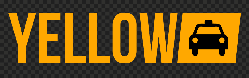 Yellow Taxi Logo Transparent Background | Citypng