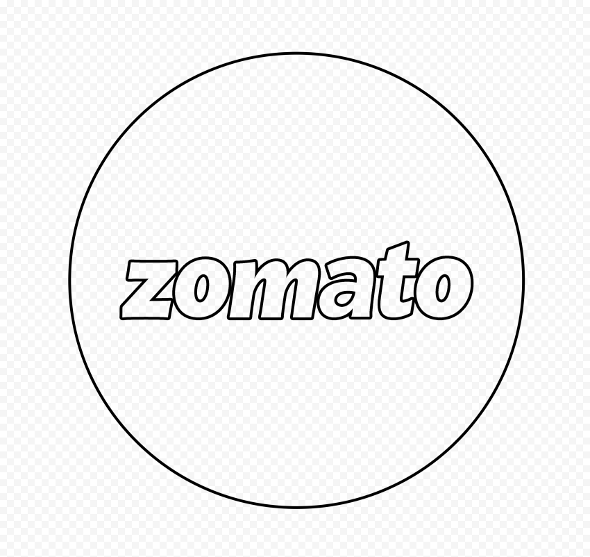 Zomato Outline Logo Icon PNG | Citypng