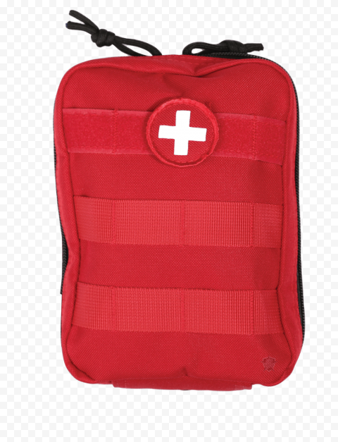 Red Rescue Medical Emergency First Aid Kit Bag | Citypng