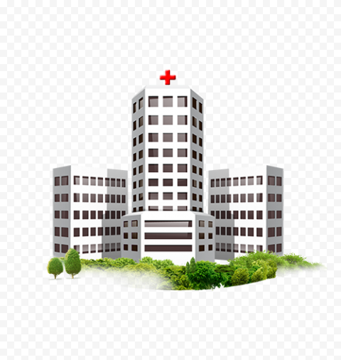 3D Hospital Clinic Health Care Drawing Icon | Citypng