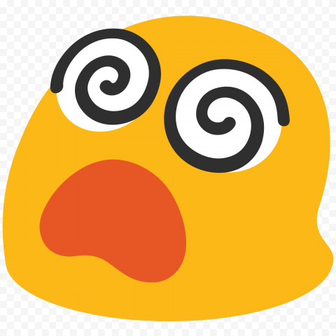 Yellow Dizzy Emoji Face Illustration Dizziness | Citypng